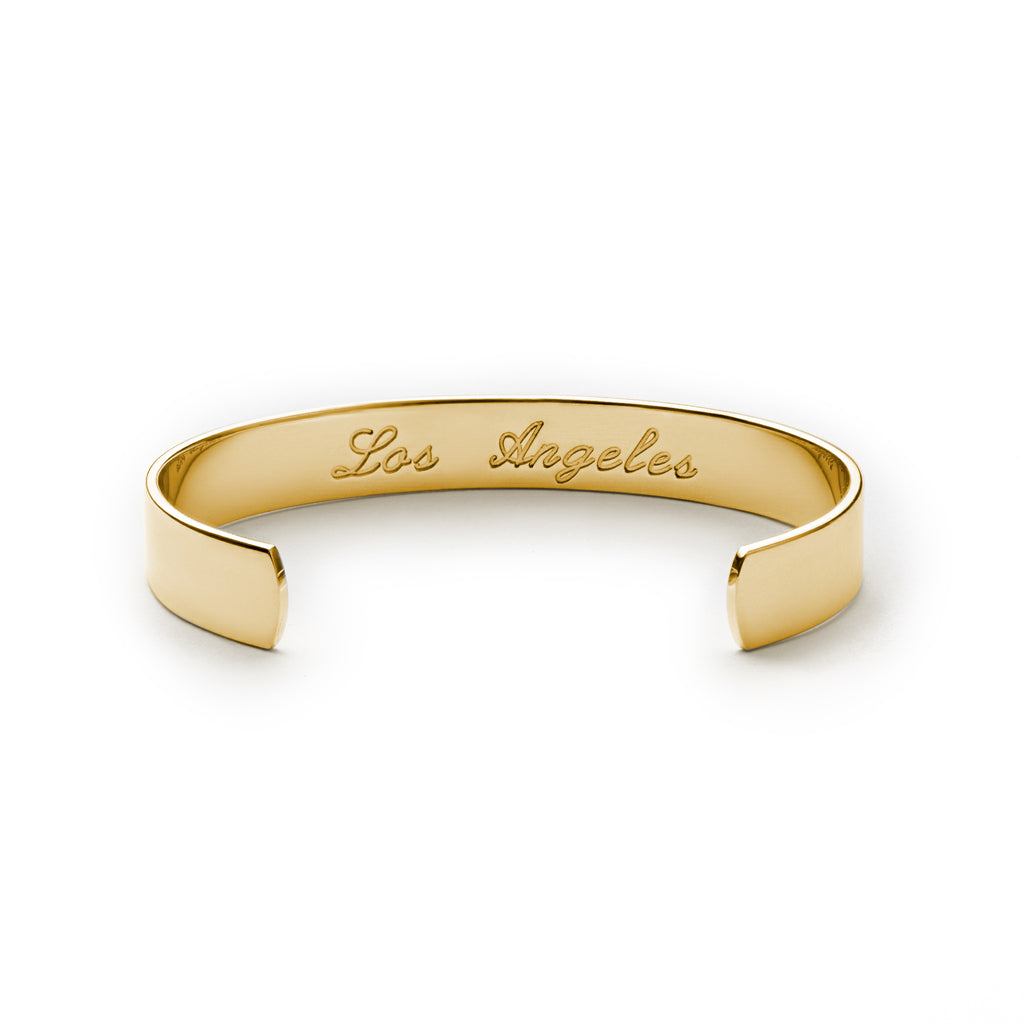 Delta Cuff Bracelet - Classic Unisex Cuff with Custom Coordinates