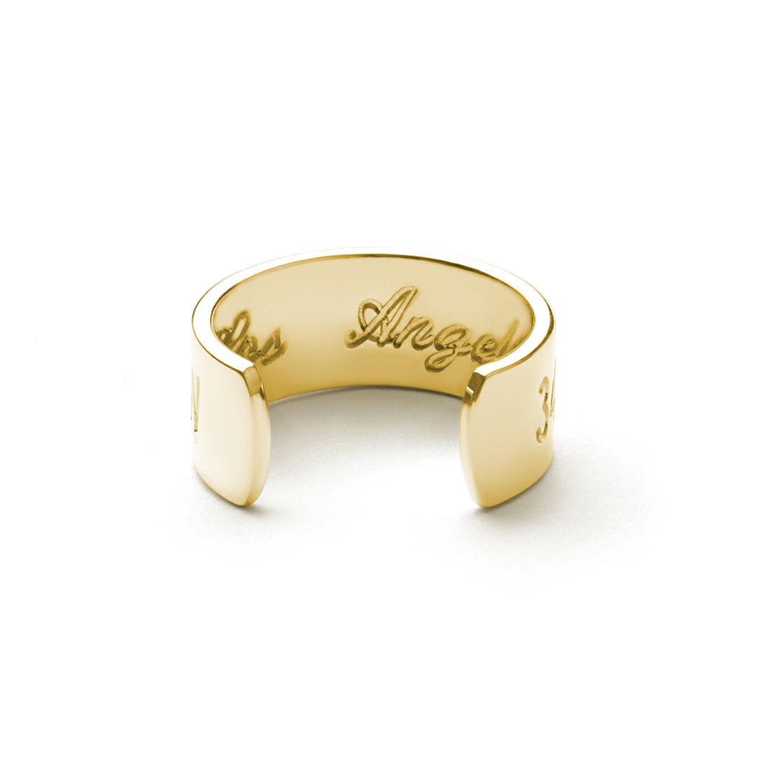 Delta Ring - Bold Ring for Men and Women with Custom Coordinates, price ...