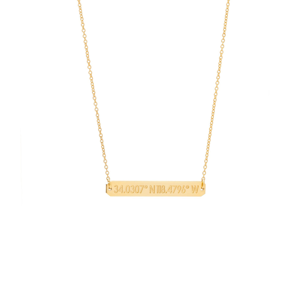 Buy Legend Necklace with Custom Coordinates