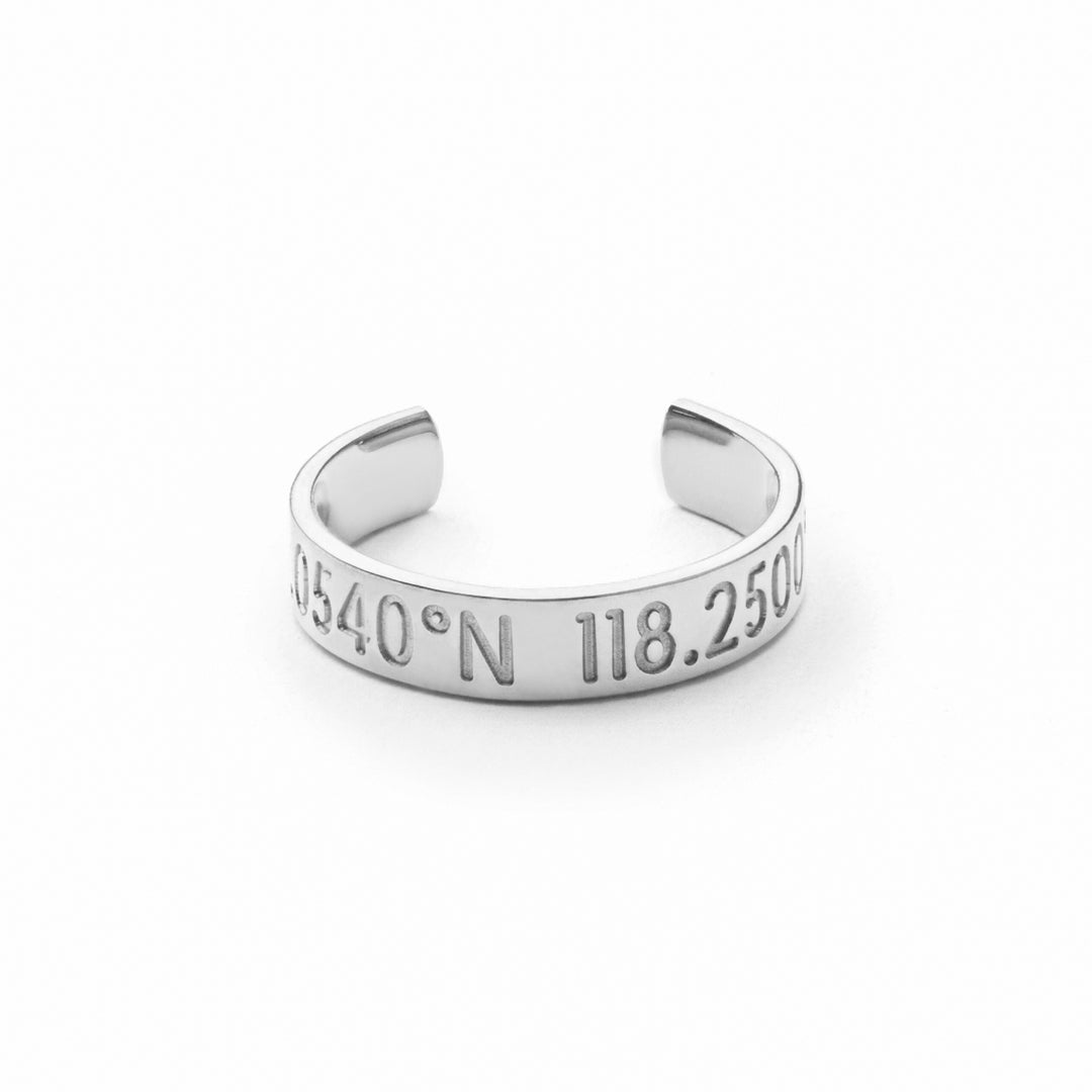 Buy nile ring with Custom Coordinates, price – Coordinates Collection